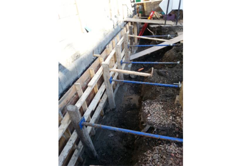 Reinforcement of stone wall - Restaure-action